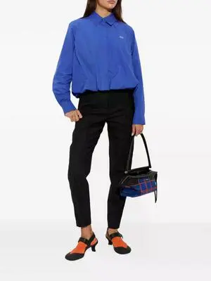 Loewe Anagram-embroidered Cropped Shirt