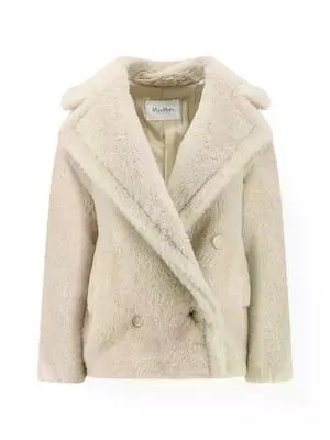 Max Mara Teddy Faux-fur Double-breasted Jacket
