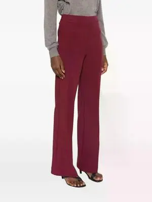 TWINSET Pressed-crease Wide-leg Trousers