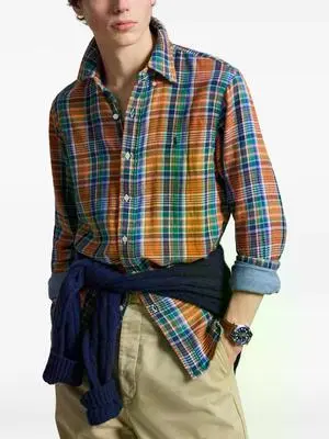 Polo Ralph Lauren Custom Fit Plaid Double-faced Shirt