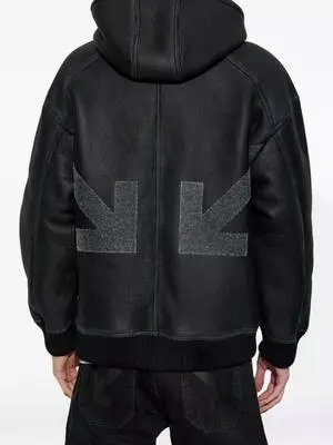 Off-White Shearling-lined Hooded Jacket