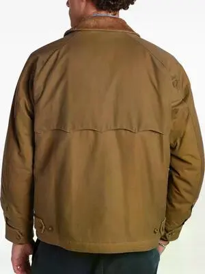 BARACUTA Corduroy-collar Button-up Jacket