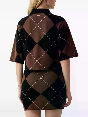Dkny Argyle Short-sleeve Shirt