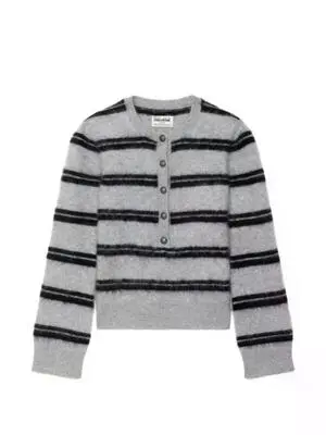 Zadig&Voltaire Mandala Jumper 100% Cashmere - Grey