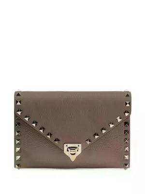 Valentino Garavani Mini Rockstud Pebbled Leather Shoulder Bag