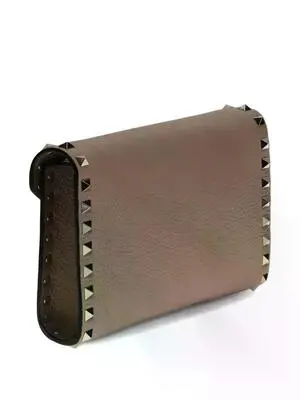 Valentino Garavani Mini Rockstud Pebbled Leather Shoulder Bag