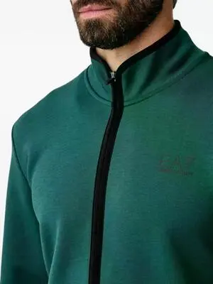 EA7 Zip-up Logo-print Tracksuit