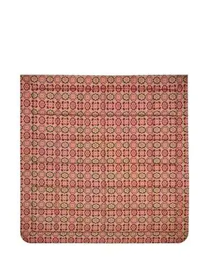 Etro Mosaic-motif Quilted Quilt - Red