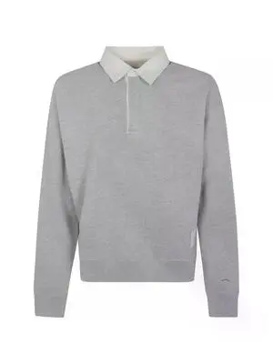 WOC Logo-patch Polo Shirt - Grey