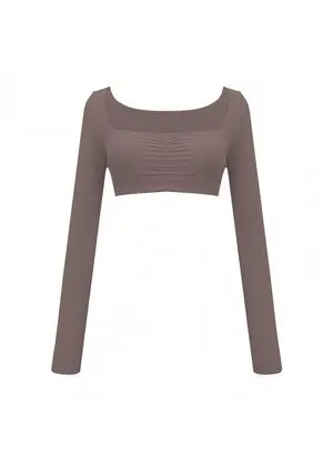 GOD SAVE QUEENS Second Skin Studio Long Sleeve Mushroom