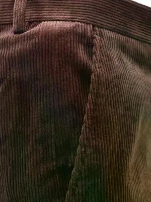 TONYWACK Corduroy-texture Flared Trousers