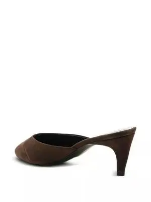 JUDE Suede Peep-toe Sandals