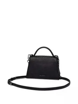 Karl Lagerfeld Stud-embellished Logo-plaque Tote Bag