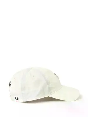 AAPE BY *A BATHING APE Moonface Logo-embroidered Cap - Neutrals