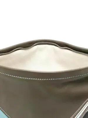Kenzo Kite Colour-block Leather Tote Bag
