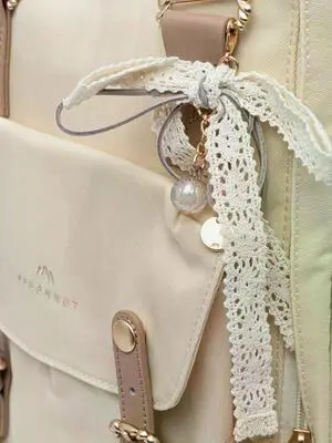 DOUGHNUT Macaroon Enchanted Buckle-fastening Lace-detail Backpack