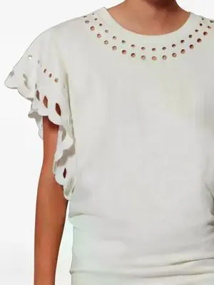 Isabel Marant Étoile Laser-cut Ruffled Mini Dress