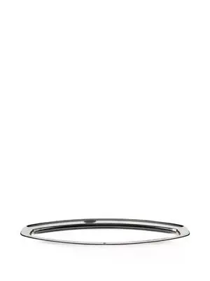 ALESSI Oval-shaped Fish Plate - Silver