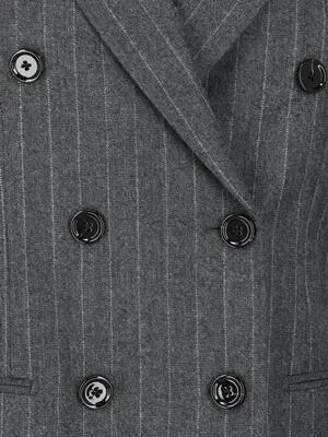 LARDINI Pinstripe Double-breasted Jacket