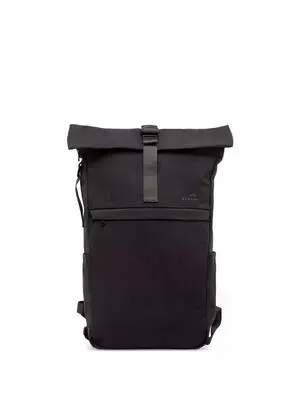 DOUGHNUT Roll-top Buckle-fastening Backpack - Black