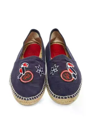 Carolina Herrera Embroidered Espadrilles