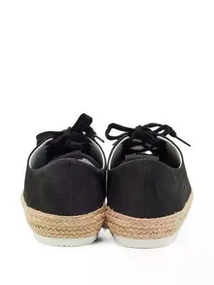 Moschino Nubuck Leather Espadrille Sneakers