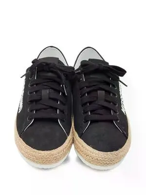 Moschino Nubuck Leather Espadrille Sneakers