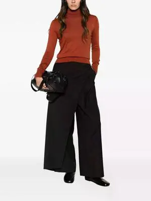 Alpha Studio Roll-neck Sweater - Brown