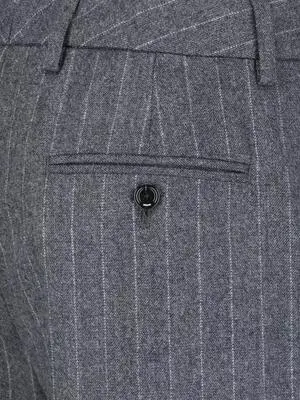 LARDINI Pinstripe-pattern Pleated Trousers