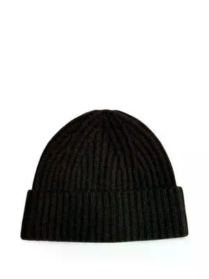 LISA YANG Martigny Cashmere Beanie Hat - Brown