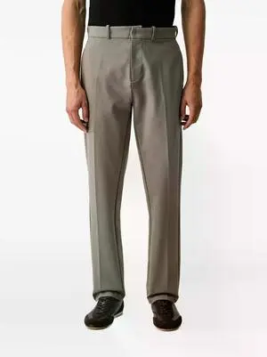 Marc O'polo Pressed-crease Tailored Trousers - Grey