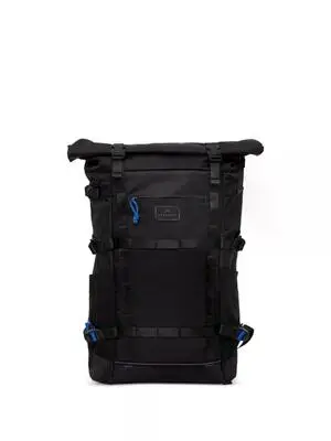 DOUGHNUT Paratrooper Roll-top Buckled Backpack - Black