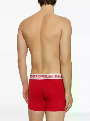 Versace Cotton-jersey Long Trunks