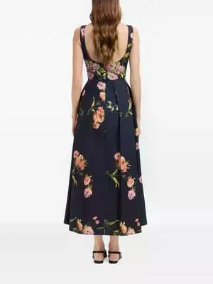 Elie Saab Floral-print Midi Dress