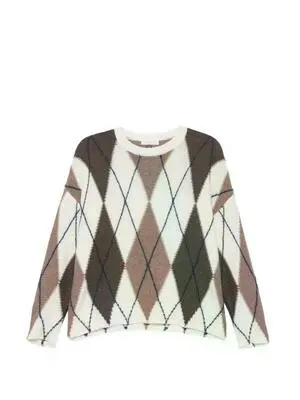 Majestic Filatures Patterned Sweaters For Women