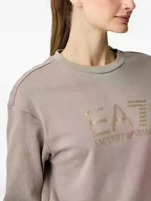 EA7 Logo-print Crewneck Sweatshirt