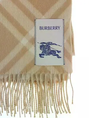 Burberry Check Alpaca-wool Scarf