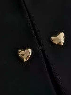 TWINSET Heart-hardware Peplum Cardigan