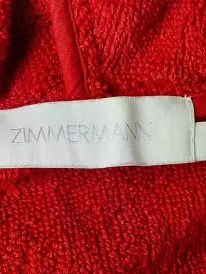 Zimmermann Hooded Fringed Mini Dress