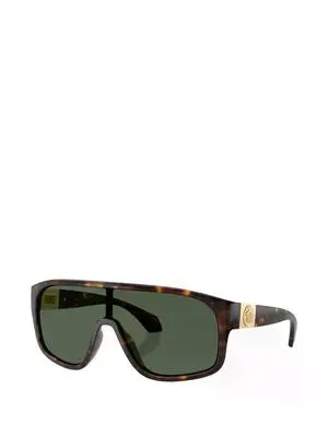 Versace Medusa Plaque Rectangle-frame Sunglasses