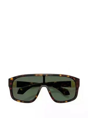 Versace Medusa Plaque Rectangle-frame Sunglasses