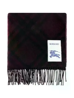 Burberry Check Alpaca-wool Scarf