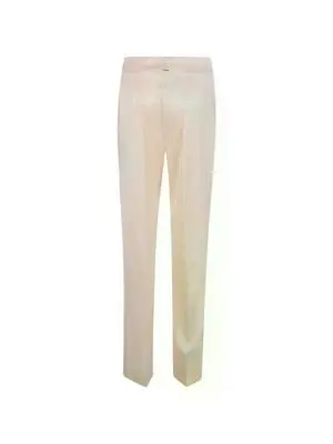 TWINSET Satin-finish Straight-leg Trousers