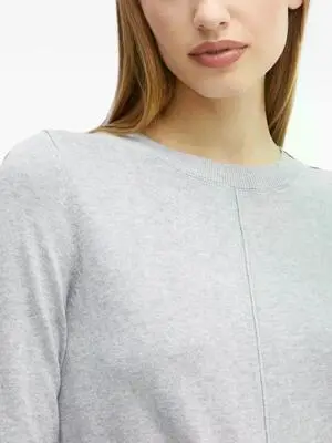 MORGAN Button-back Sweater - Grey