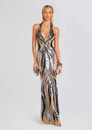 Retrofete Emryn Embellished Dress