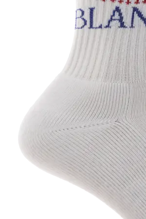 Casablanca Cotton Crew Socks With Casa Blanca Logo