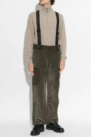 Sease Corduroy Ski Pants With Suspenders