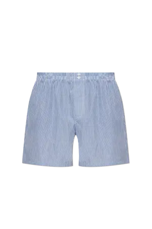 Dolce & Gabbana Striped Boxer Shorts By - Blue