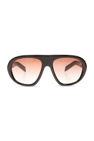 Prada Red ‘c05s’ Oversized Sunglasses - Brown