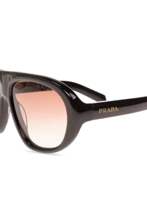 Prada Red ‘c05s’ Oversized Sunglasses - Brown